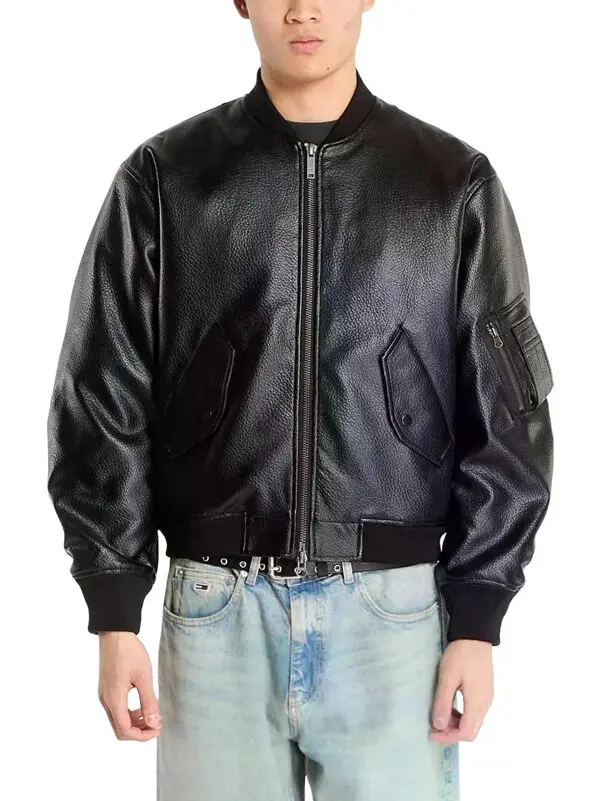 WASTED Kingdom Bomber Jacket - Black