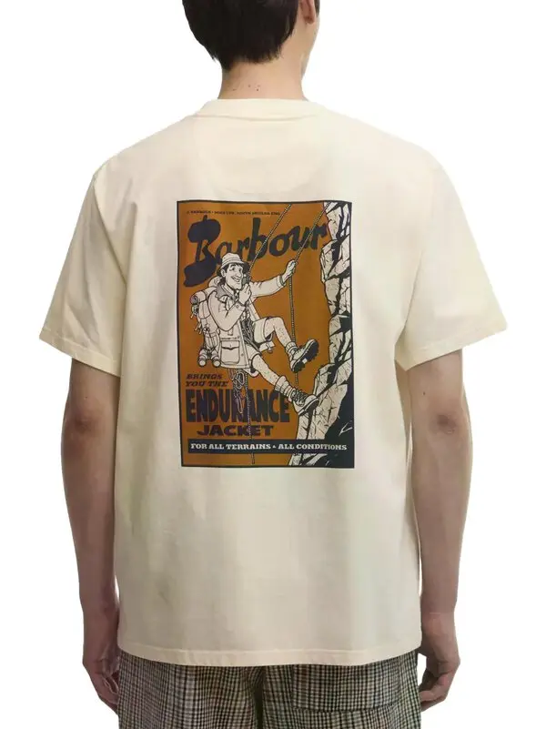 Barbour Terrain Oversized Graphic T-shirt - Neutrals