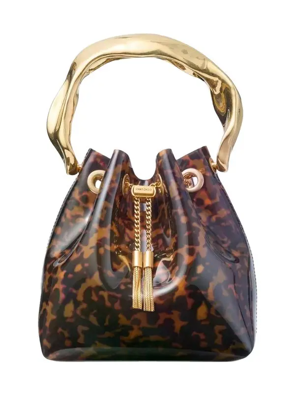 JIMMY CHOO Bon Bon Bucket Bag - Brown