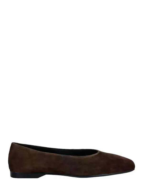 VAGABOND SHOEMAKERS Delia Square-toe Ballet Flats - Brown