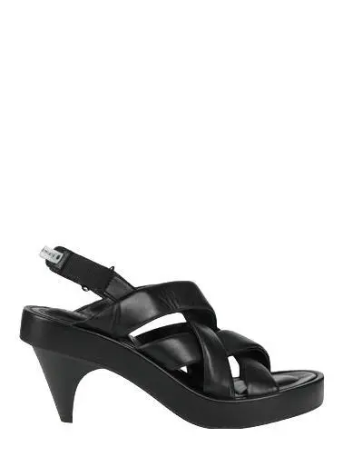 Premiata Slingback Sandals With Cone Heel - Black