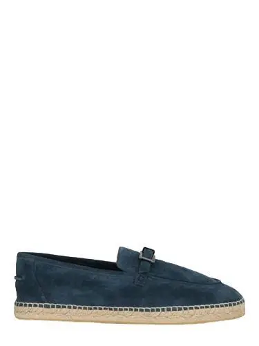 SERGIO ROSSI Suede Espadrilles - Navy