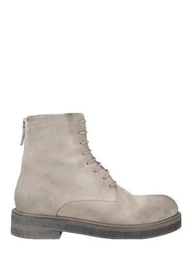 Marsèll Leather Lace-up Ankle Boots - Grey