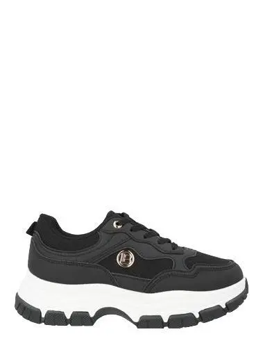 LAURA BIAGIOTTI Textile Fibers And Rubber Low-top Sneakers - Black