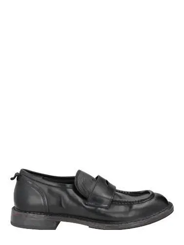 Moma Leather Penny Loafers - Black