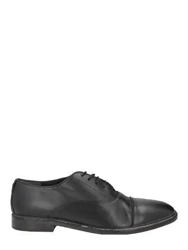 Moma Calfskin Lace-up Oxford Shoes - Black