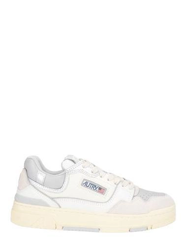 AUTRY Sneakers In Leather And Textile Fibers - Light Grey