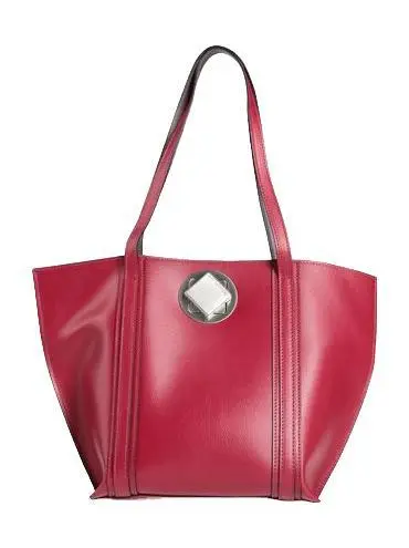 CERRUTI 1881 Cow Leather Shoulder Bag - Red