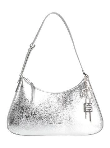 Givenchy Hobo Bag In Metallic Calfskin - Silver