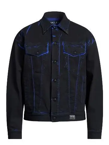 Versace Cotton Elastane Jacket - Black