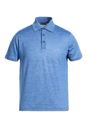 Paul & Shark Polo Shirt Size Linen - Blue