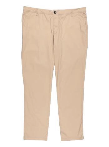 Armani Exchange Cotton Blend Tapered Leg Pants - Sand