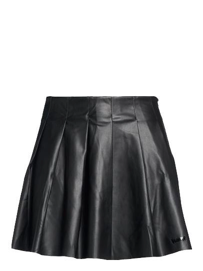 DISCLAIMER Pleated Mini Skirt - Black