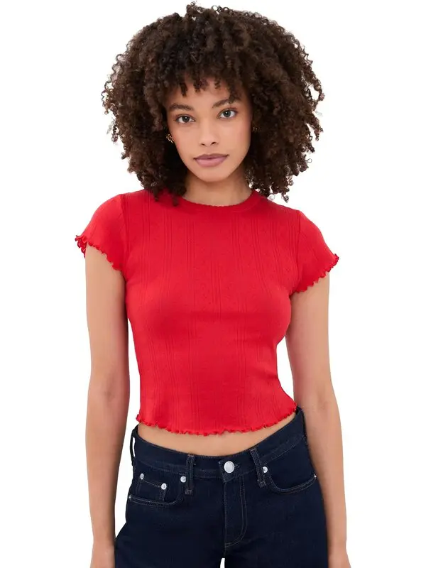 DAZE Lily Tee - Cherry