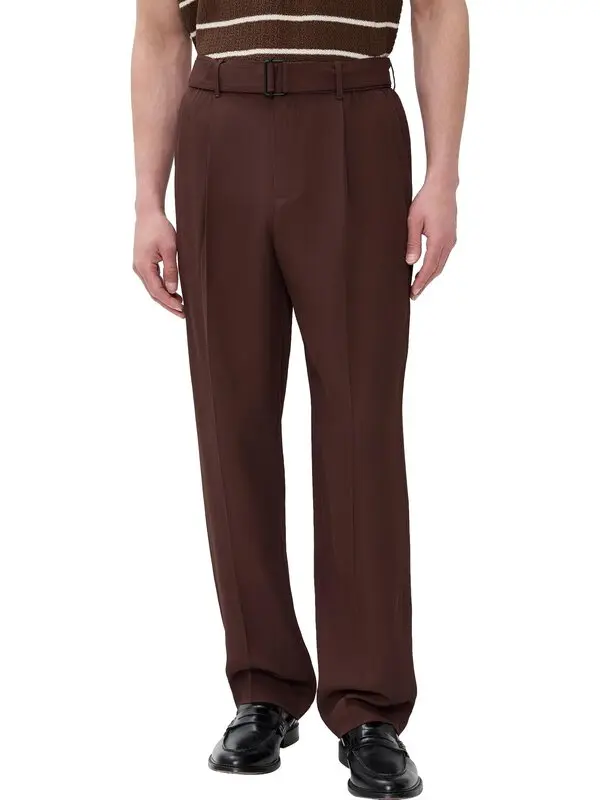 Simkhai Elvis Belted Trousers - Chocolate