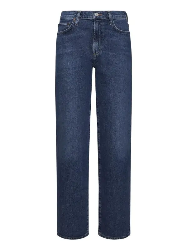 AGOLDE Belt-loop Straight Leg Jeans - Blue
