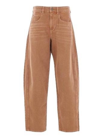 Isabel Marant Étoile Oriane Barrel Jeans - Brown