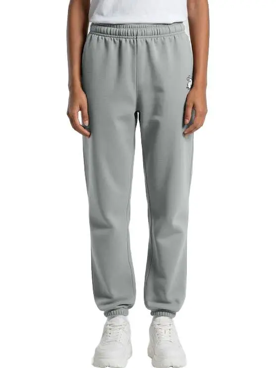 DALIX Heartly Ghost Relaxed Fleece Track Pants - Storm