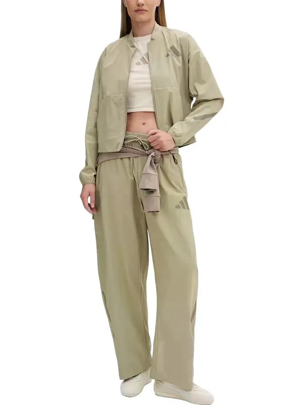 Adidas Z.n.e. Logo-print Track Pants - Neutrals
