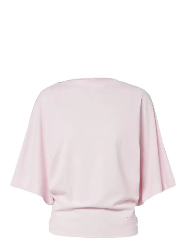 Jacquemus Moisson Oversized Open-back Jersey T-shirt - Pink