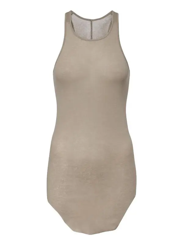 Rick Owens Cotton Jersey Tank Top - Grey