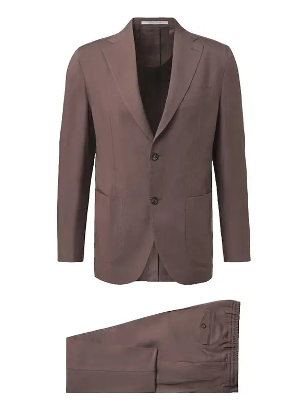 Eleventy Single-breasted Suit - Brown