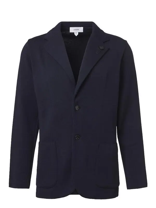 LARDINI Virgin Wool Blazer - Blue