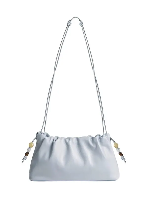 REFORMATION Solene Small Pouch Bag - Blue