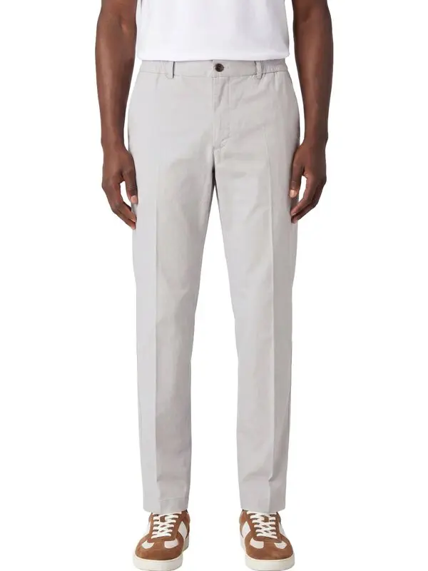 Incotex Stretch Cotton Chino Trousers - Grey