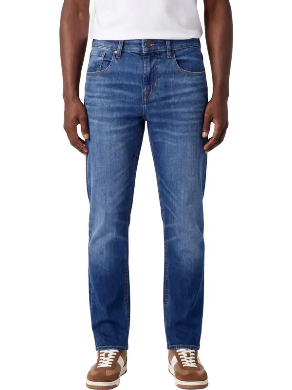 7 For All Mankind Slim Fit Tapered Jeans - Blue