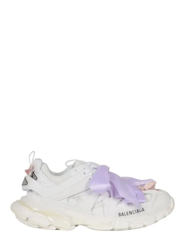 Balenciaga Track Sneakers In Mesh With Dynamic Sole And Double Pull-tab - Pink