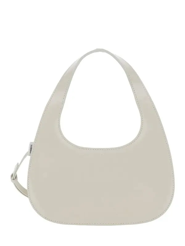 Coperni Swipe Smooth Cowhide Handbag With Removable Shoulder Strap - Beige