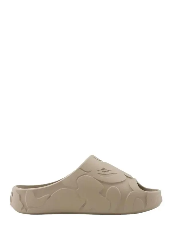 A BATHING APE Solid Camo Slides - Tan