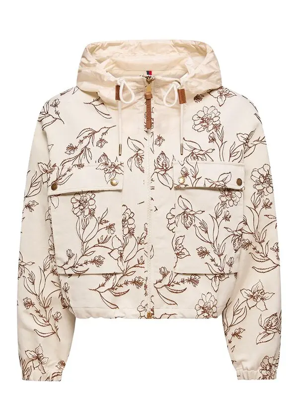 Moncler Nepeta Printed Jacket - Multicolor