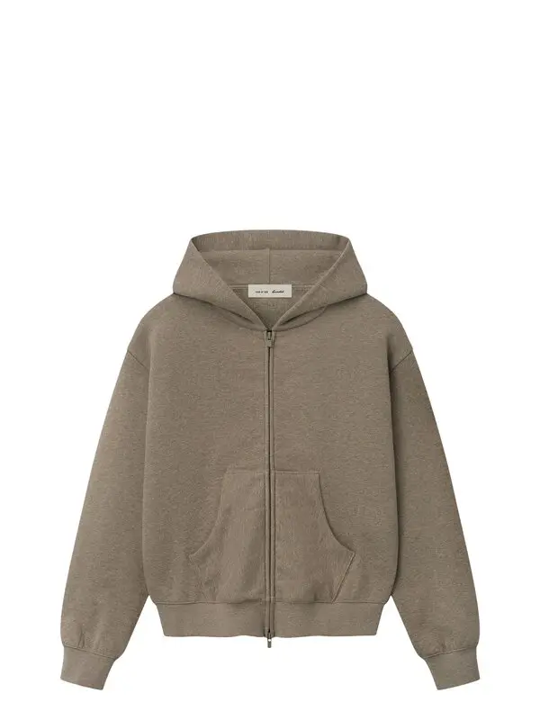 Fear Of God Classic Full Zip Hoodie - Tan