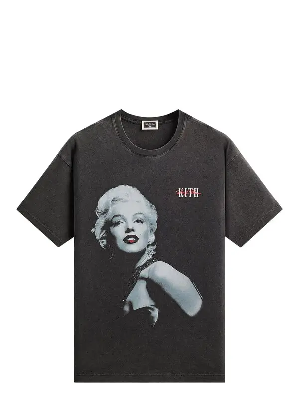 Kith For Marilyn Monroe Glamour Vintage Tee - Black
