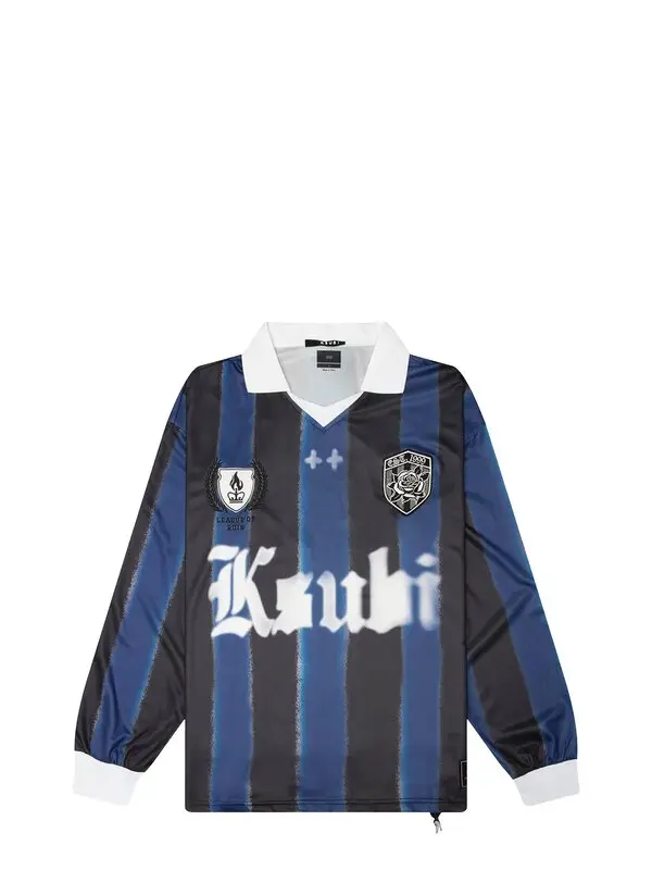Ksubi Offside Long-sleeve Mesh Jersey - Blue