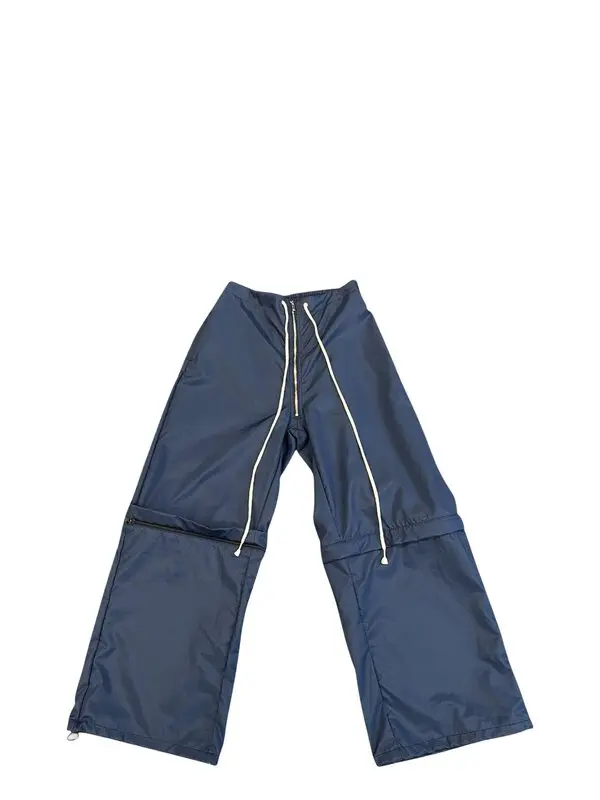 SECND SLF Convertible Zip-up Trousers - Blue