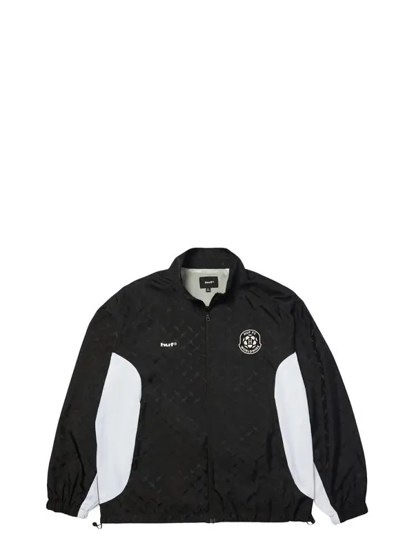 HUF Fc Zip-up Windbreaker Jacket - Black