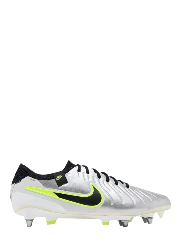 Nike Tiempo Legend 10 Elite Sg Mad Voltage Pack Athletic Cleats - Silver