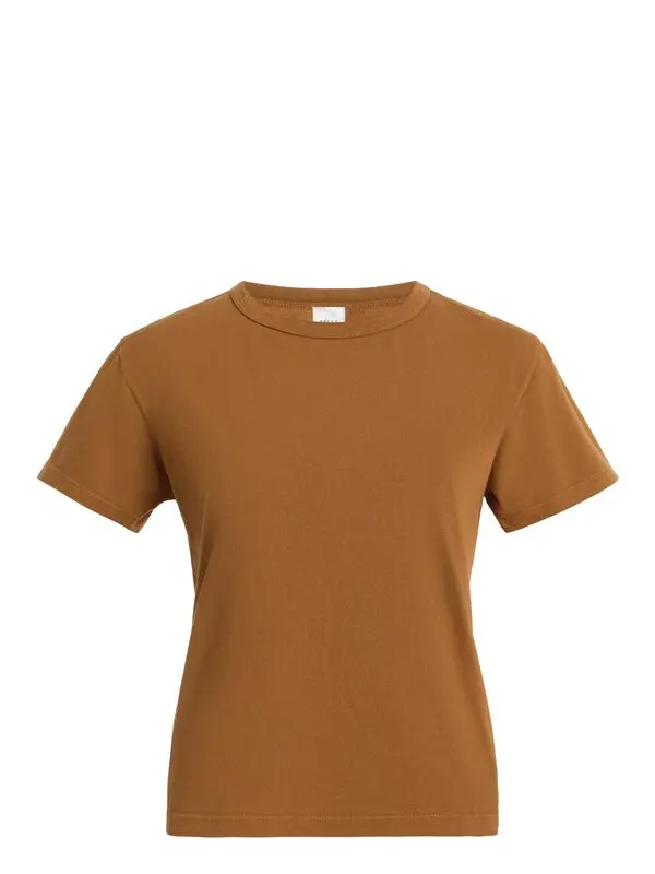 LESET The Margo Cotton T-shirt - Orange