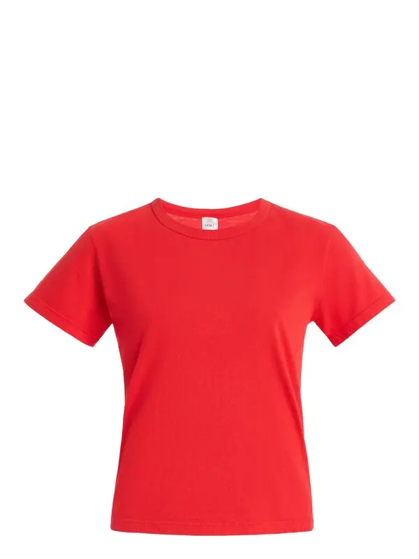 LESET The Margo Cotton T-shirt - Red