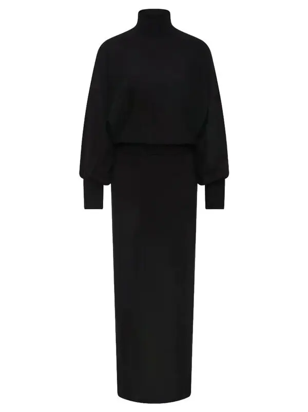 Rebecca Vallance Balletic Knit Midi Dress - Black