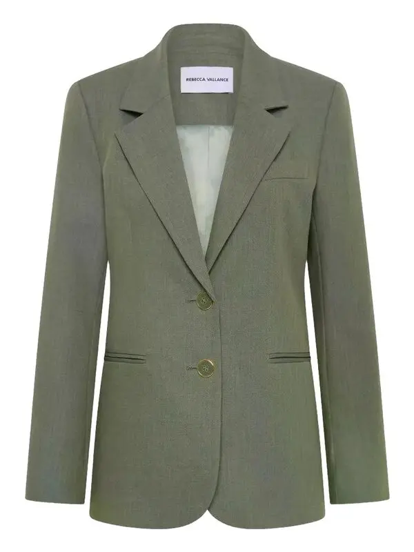 Rebecca Vallance Reese Single-breasted Blazer - Green