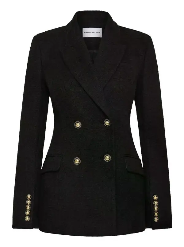 Rebecca Vallance Stargazing Double-breasted Blazer - Black