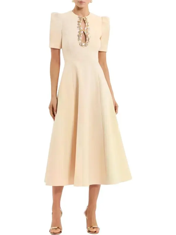 Rebecca Vallance Alexandrite Midi Dress - Neutrals