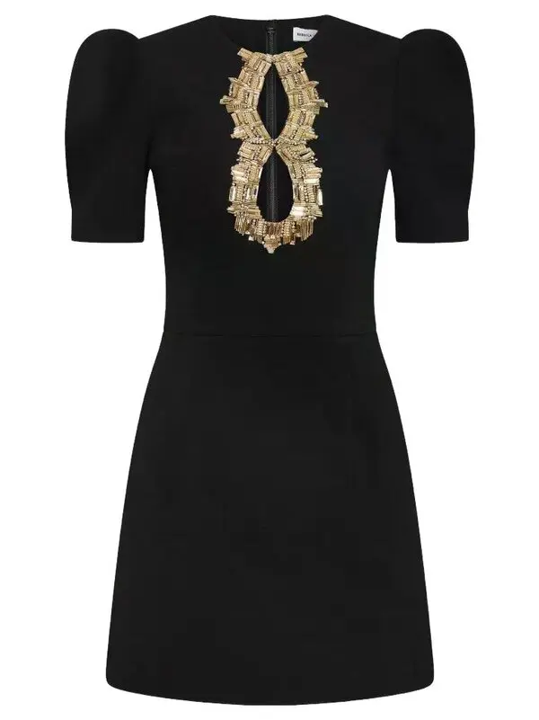 Rebecca Vallance Alexandrite Mini Dress - Black
