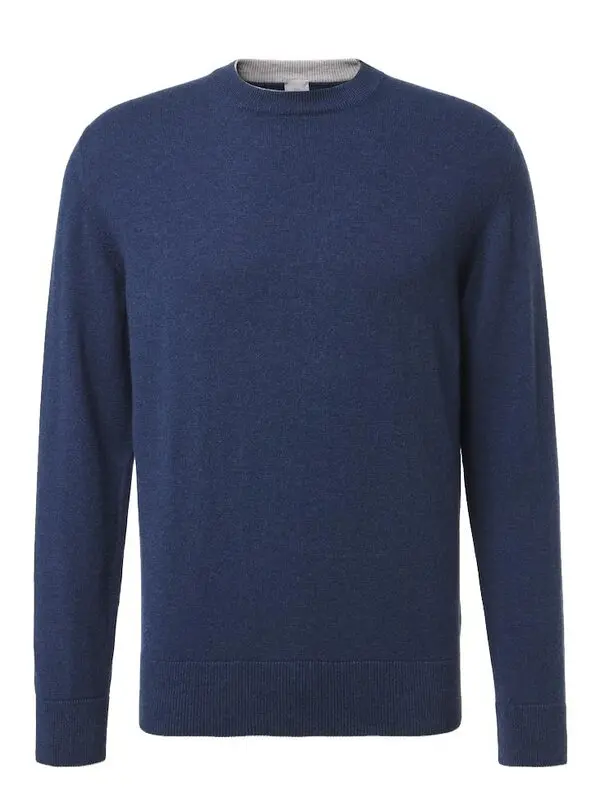 Eleventy 100% Cashmere Crewneck Sweater - Blue