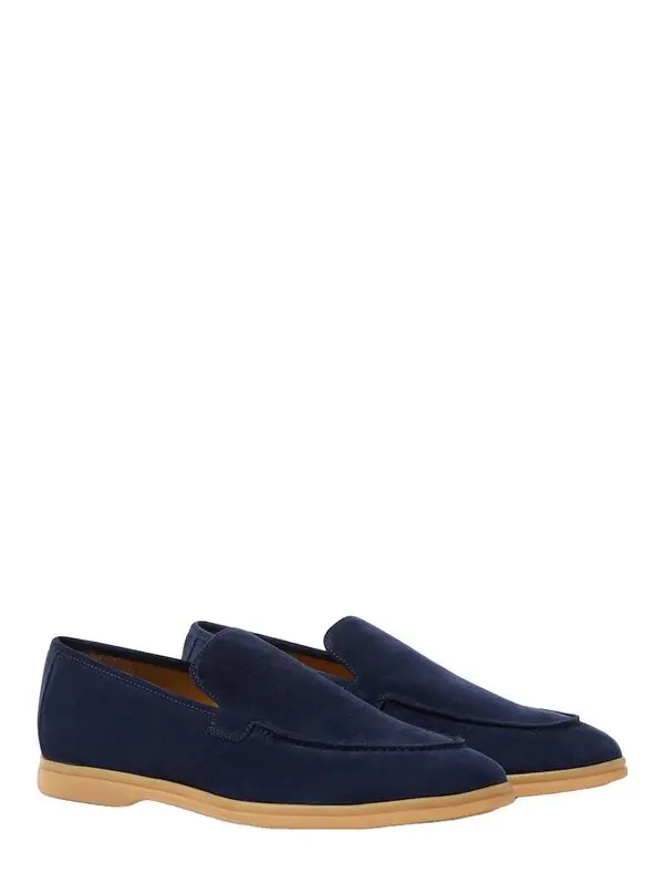 Eleventy Suede Loafers - Blue