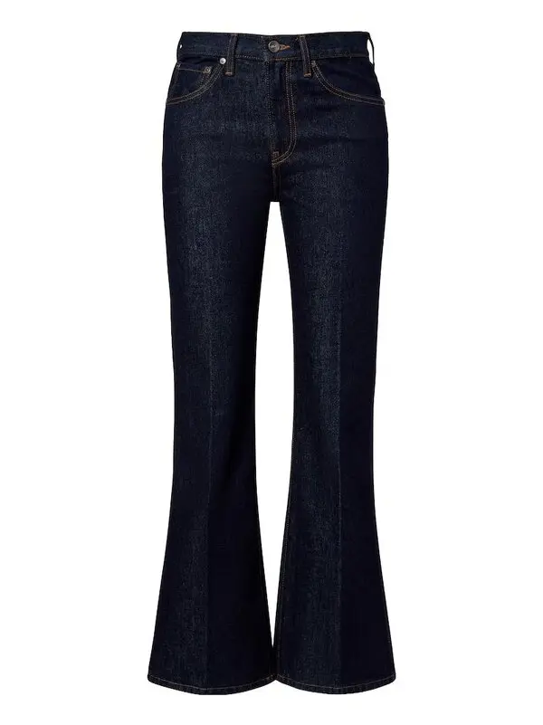 Khaite Clara Flared Jeans - Blue